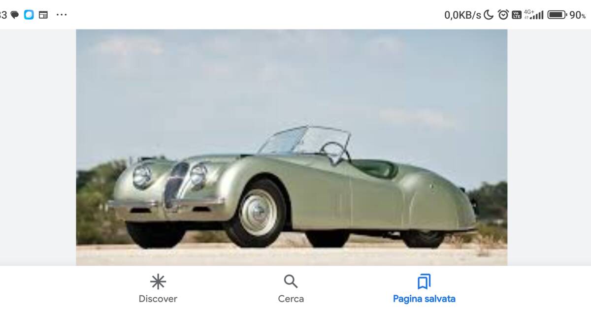 En venta: Jaguar XK 120 OTS (1950) offered for 135.000